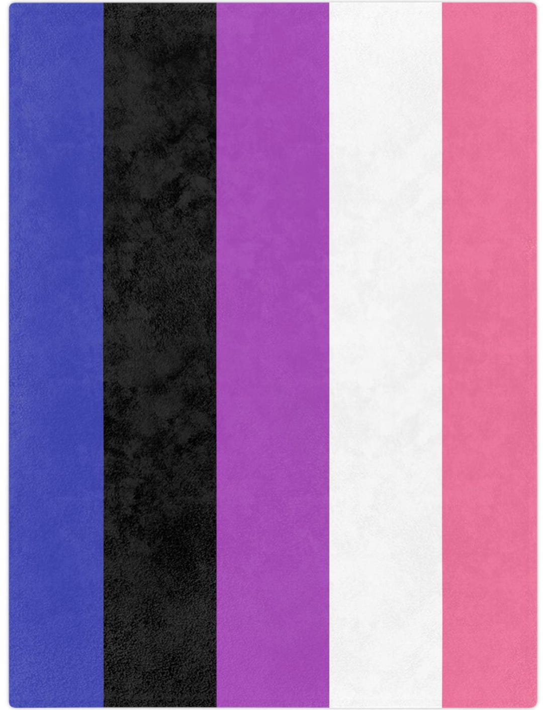 Minky Blanket Genderfluid Pride Flag - Velveteen Microfiber Blanket - Etsy