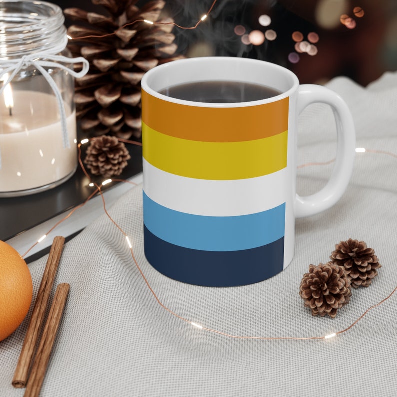 Aroace Aromantic-asexual Pride Flag Ceramic Mug, 11oz - Etsy