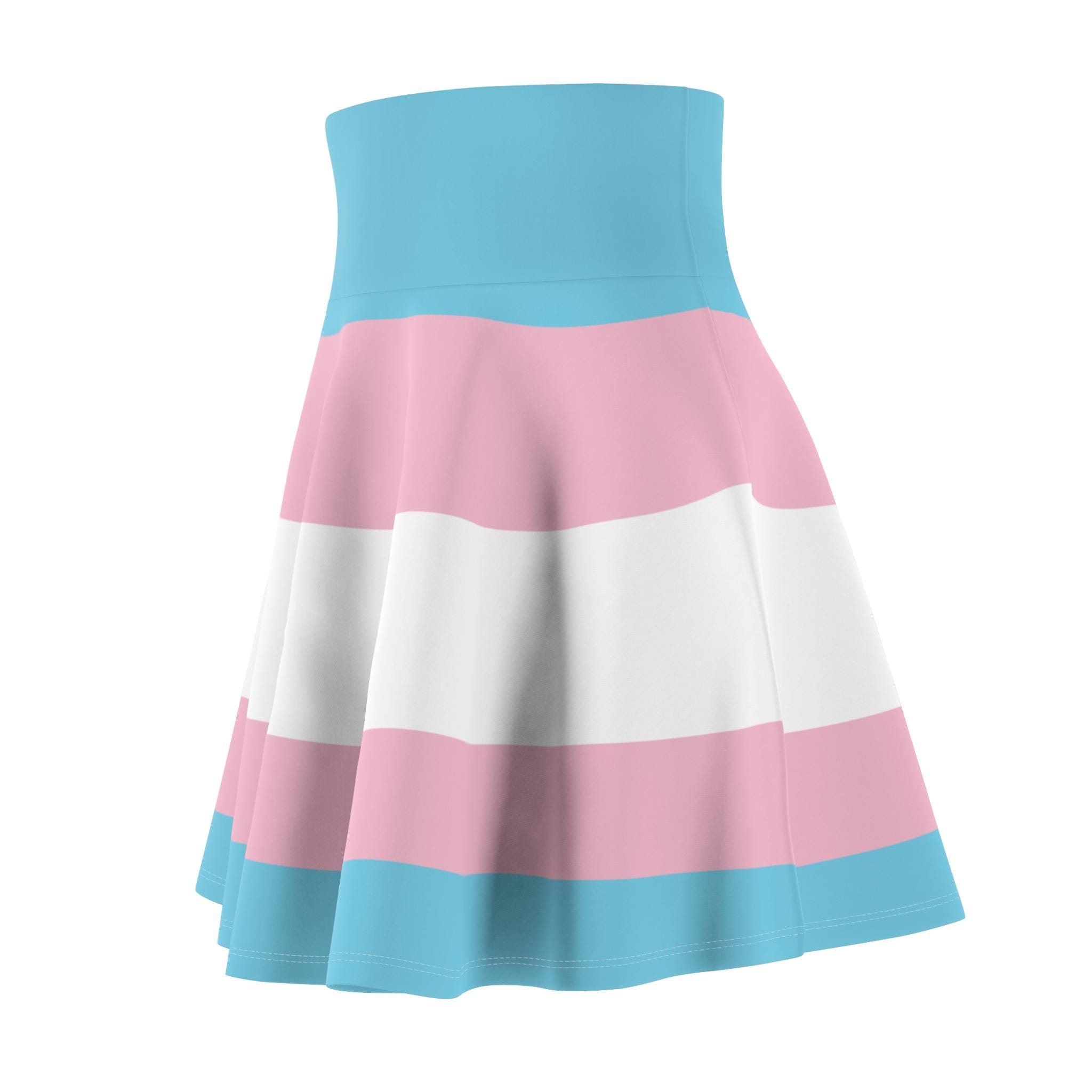 Transgender Pride Flag Skater Skirt - Etsy