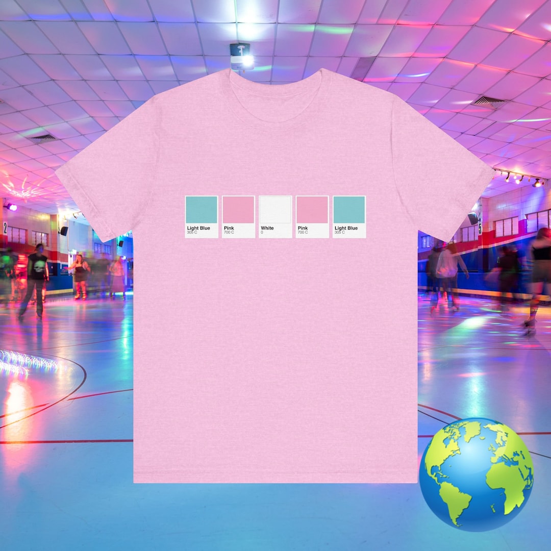 Transgender Pride Flag Pantone Colours Unisex T-shirt - Etsy