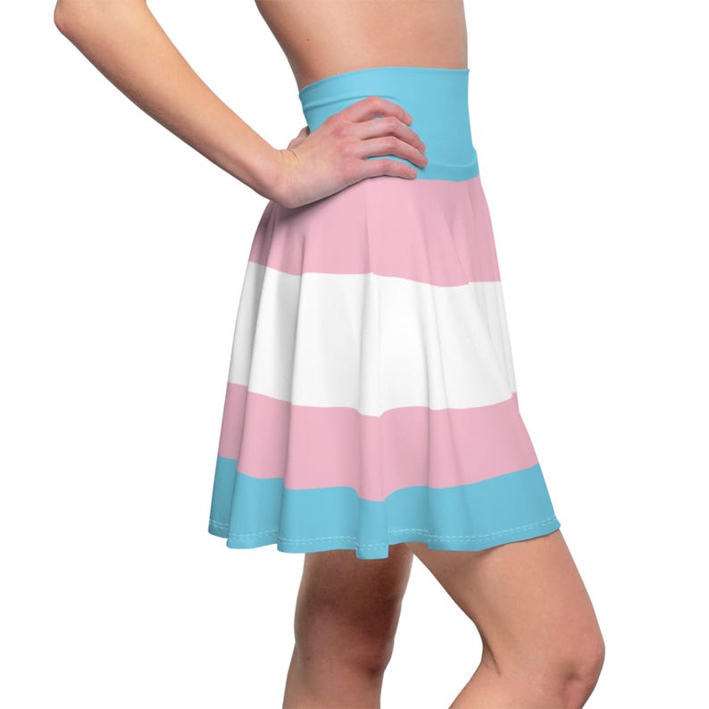 Transgender Pride Flag Skater Skirt - Etsy