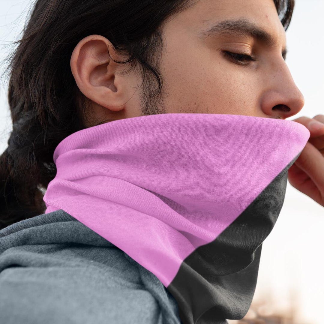 Queer Anarchist Antifa Anti-facist Flag Lightweight Neck Gaiter - Face ...