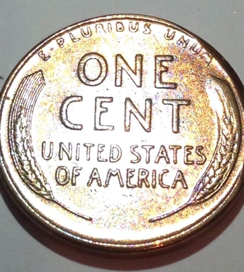 Rare 19?? Major Lamination Error Wheat Penny- Fully Obscuring the Date ...