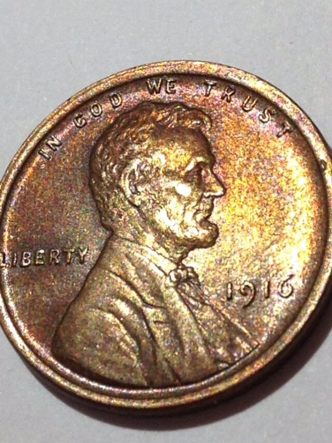 Phenominal Red Mint State Early Key Date 1916 Wheat Penny- Beautiful ...