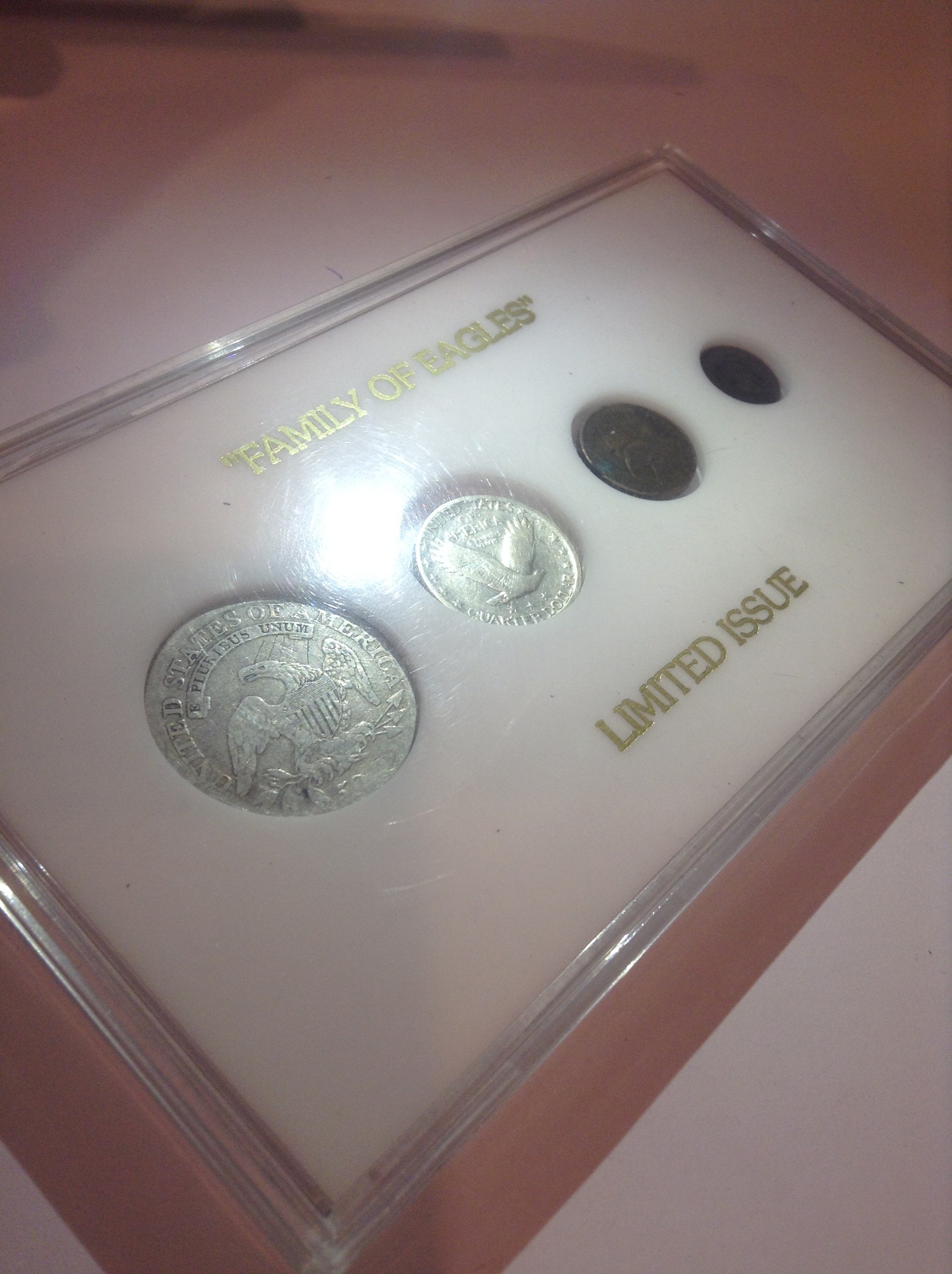 Rare Silver 1800s Type Coins Set Family of Eagles 1811 Half Dollar ...