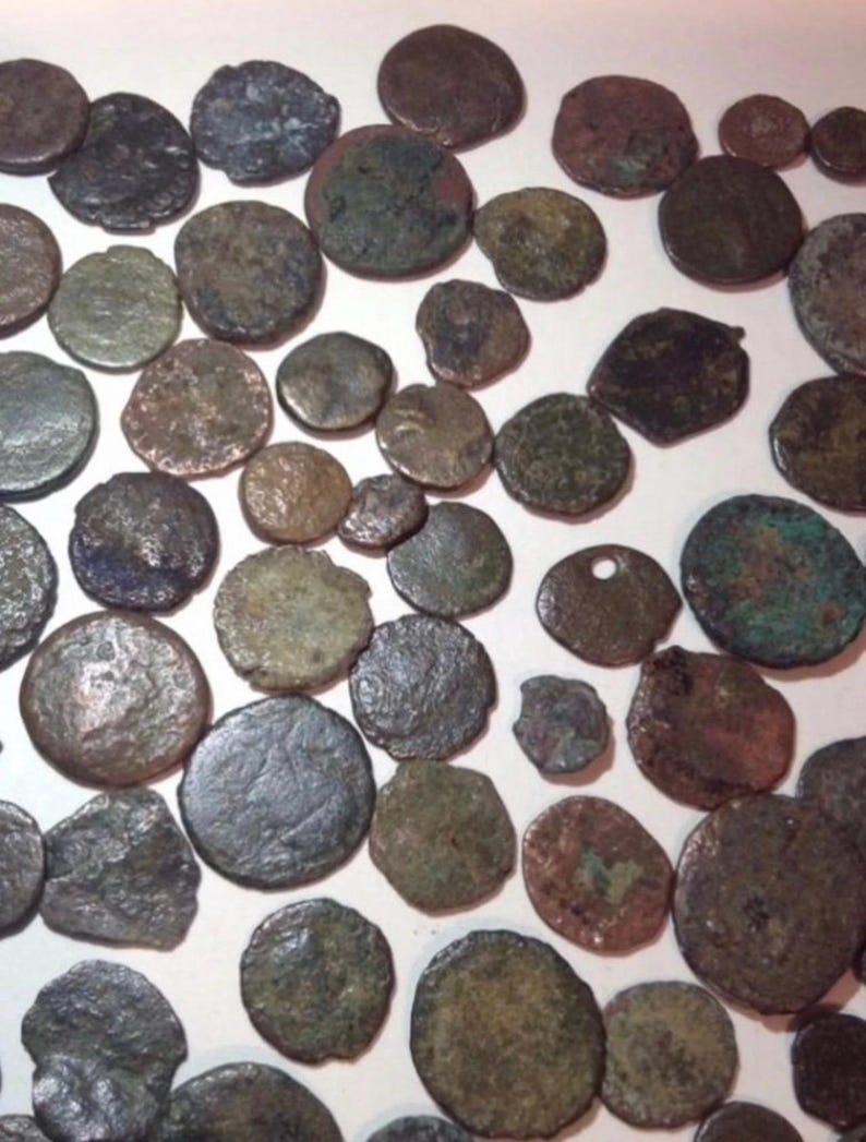 Huge Valuable 100 Ancient 27BC to 476AD Roman Coins Set- Thousands of ...
