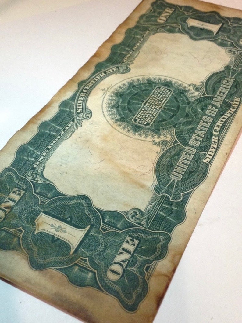 Valuable AU Uncirculated 1899 One Dollar Black Eagle Silver Certificate ...
