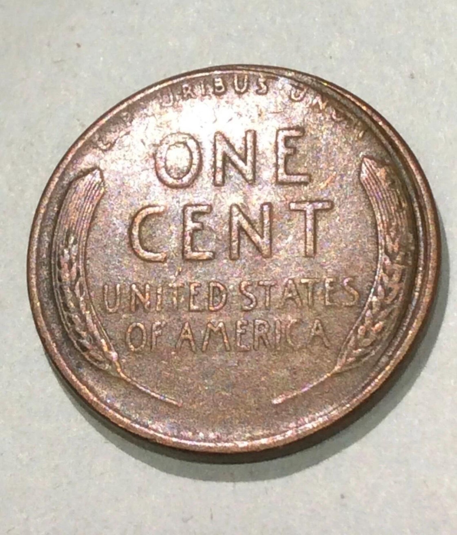 Double Struck 1944 Wheat Penny- Major Unique Mint Error Coin Struck ...