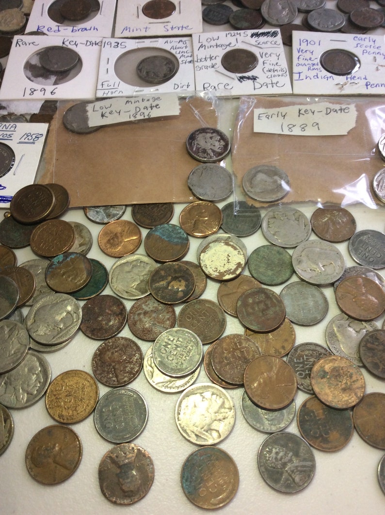 Incredible Huge Collection of Over 400 Old 1800s to 1900s US Coins ...