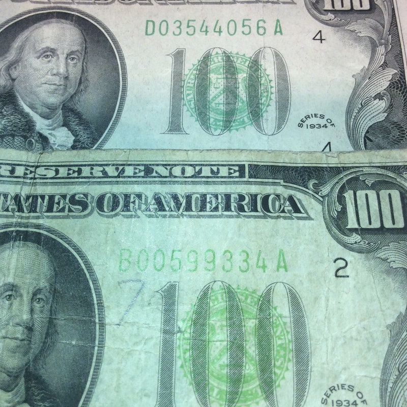 Old Dollar Bill - Etsy