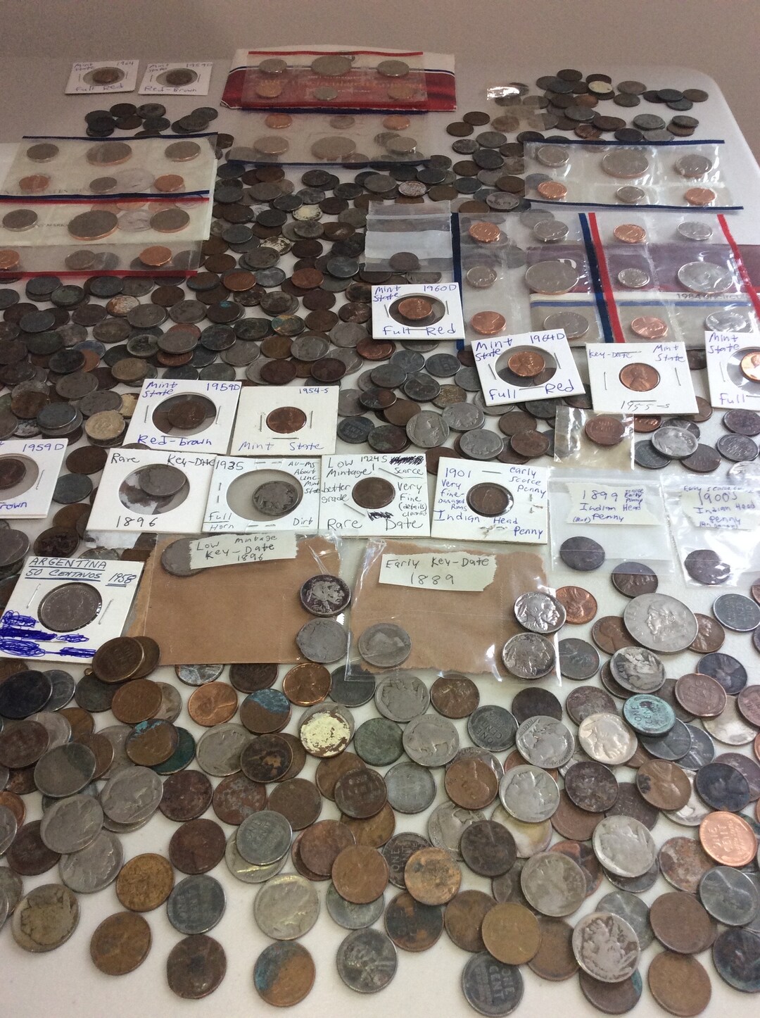 Incredible Huge Collection of Over 400 Old 1800s to 1900s US Coins ...