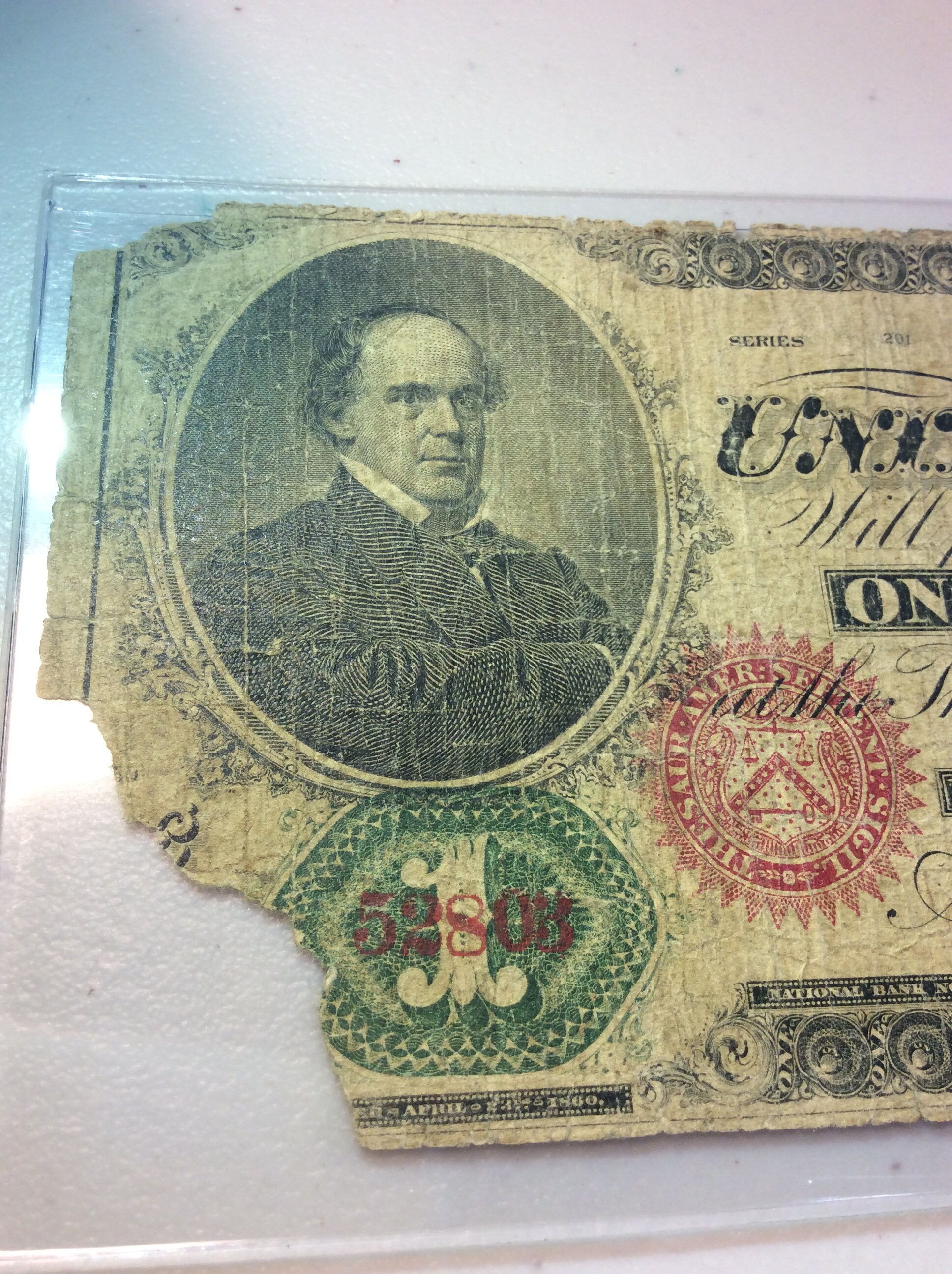 Rare 1862 1 Dollar Legal Tender Dollar Note- First United States 1 ...