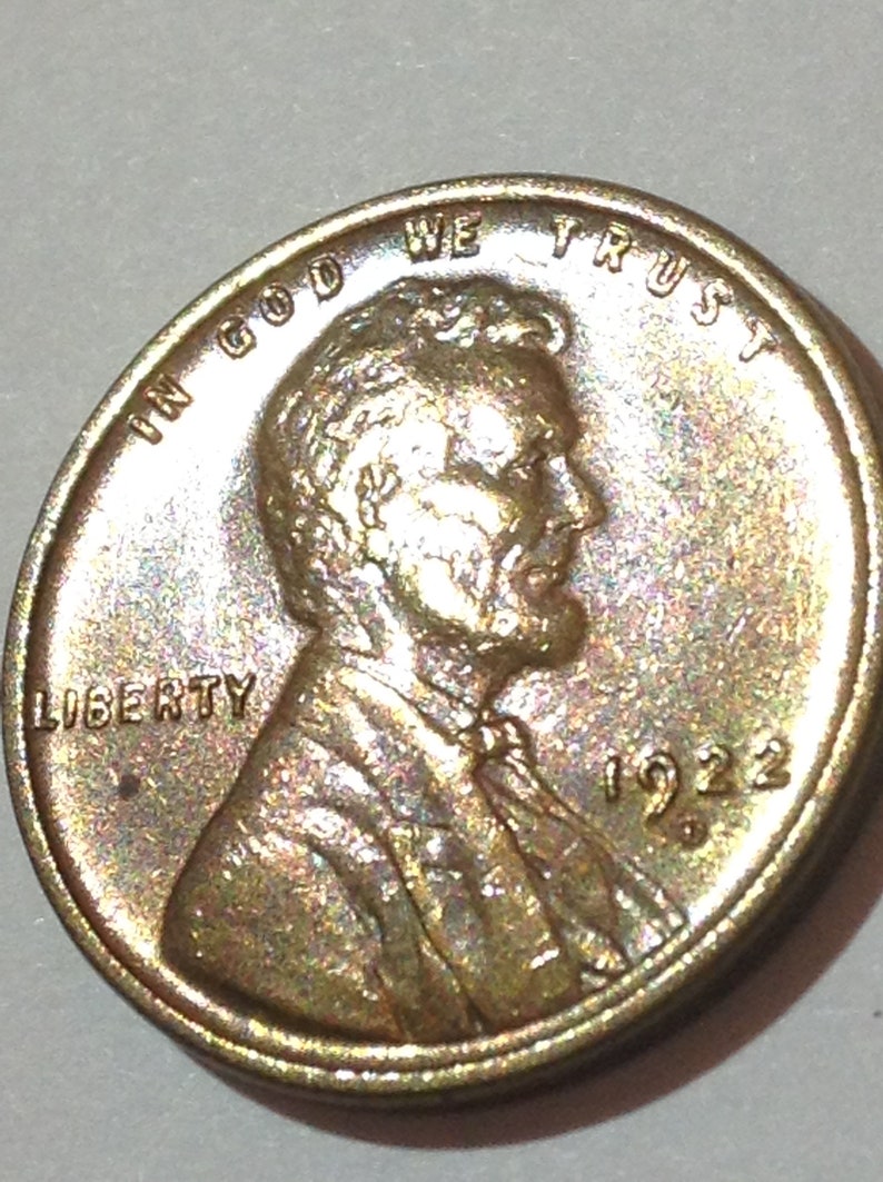 Full Red Mint State Rare Date 1922 D Wheat Penny- Stunning High Grade ...