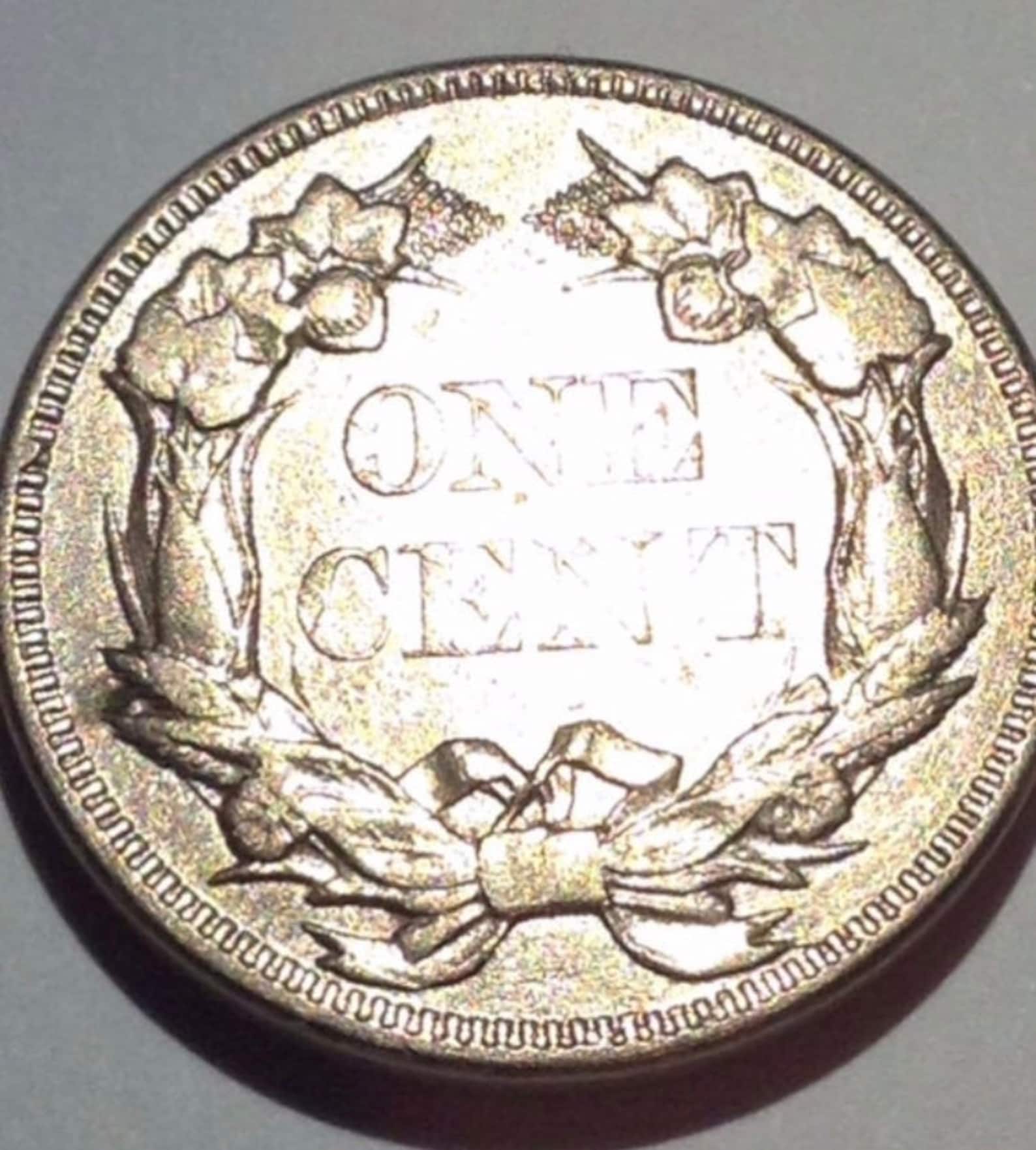 Amazing Mint State 1858 Flying Eagle Cent- Exceptional High Grade Full ...