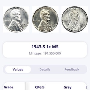 Incredible High Grade MS68 1943 S Steel Wheat Penny High Mint State ...