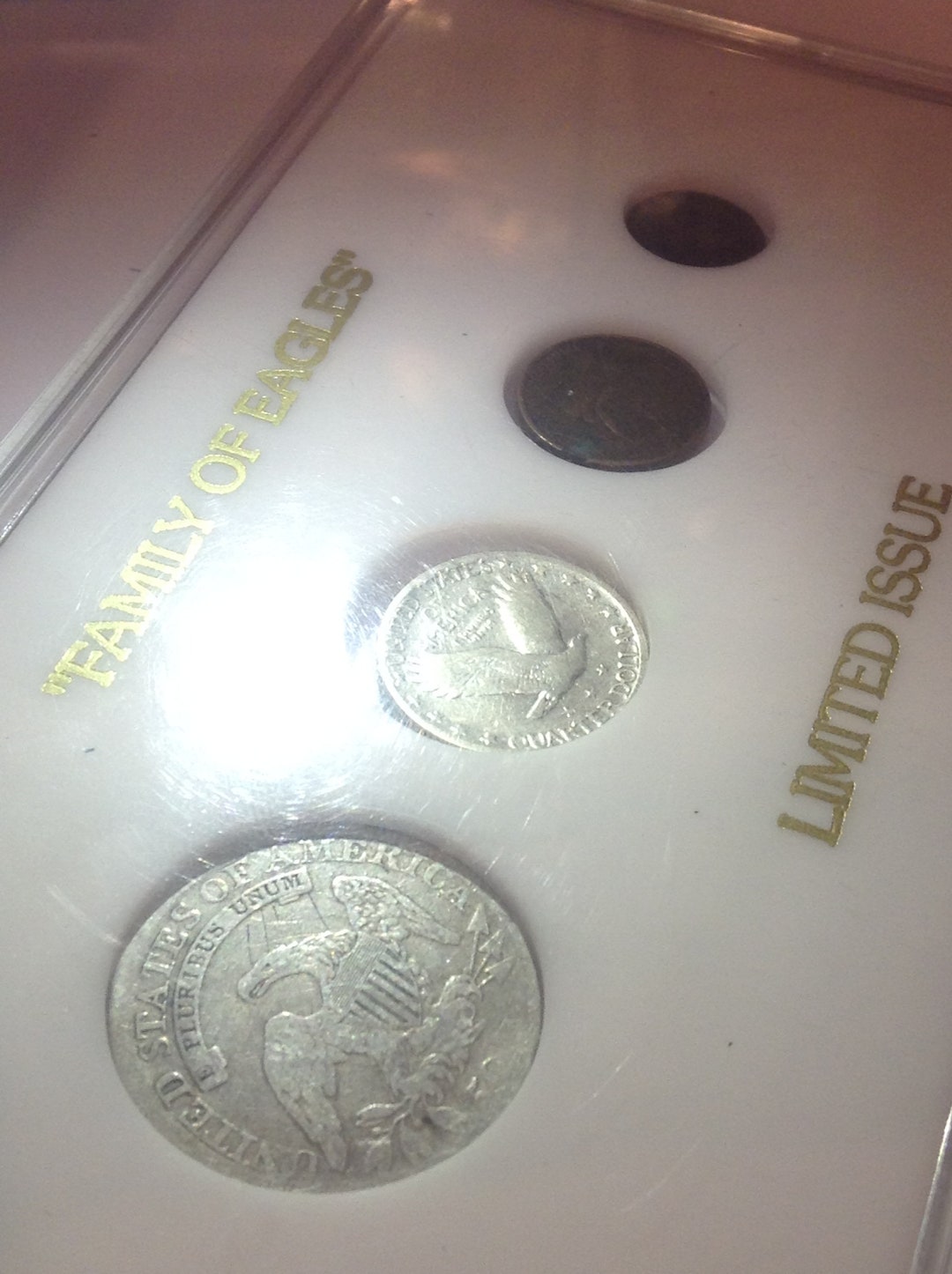 Rare Silver 1800s Type Coins Set Family of Eagles- 1811 Half Dollar ...