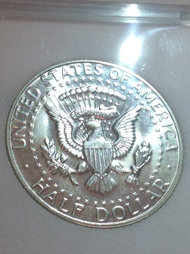 Valuable MS70 Graded Silver 1965 Kennedy Half Dollar- Professionally ...