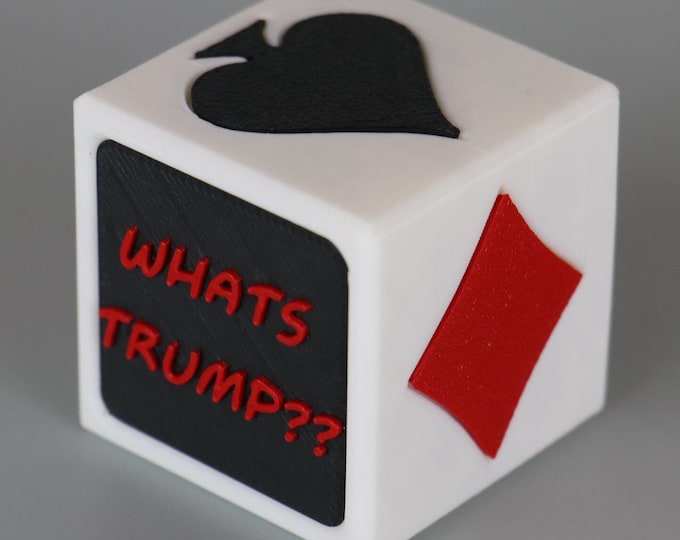 Natural Wood Euchre Trump Cube, what's Trump Cubes, Trump Marker, Trump ...