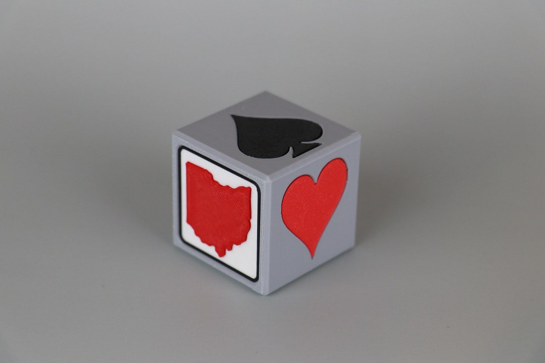 Euchre Trump Cube, Ohio State Buckeye, What's Trump Suit Marker, Trump Dice, Unique Card Players ...