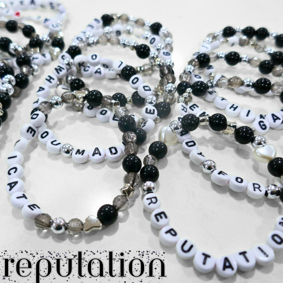 Reputation Taylor Swift Eras Tour Friendship Bracelet - Etsy
