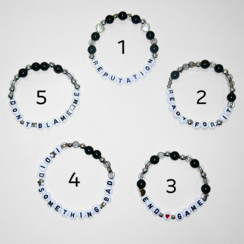 Reputation Taylor Swift Eras Tour Friendship Bracelet - Etsy