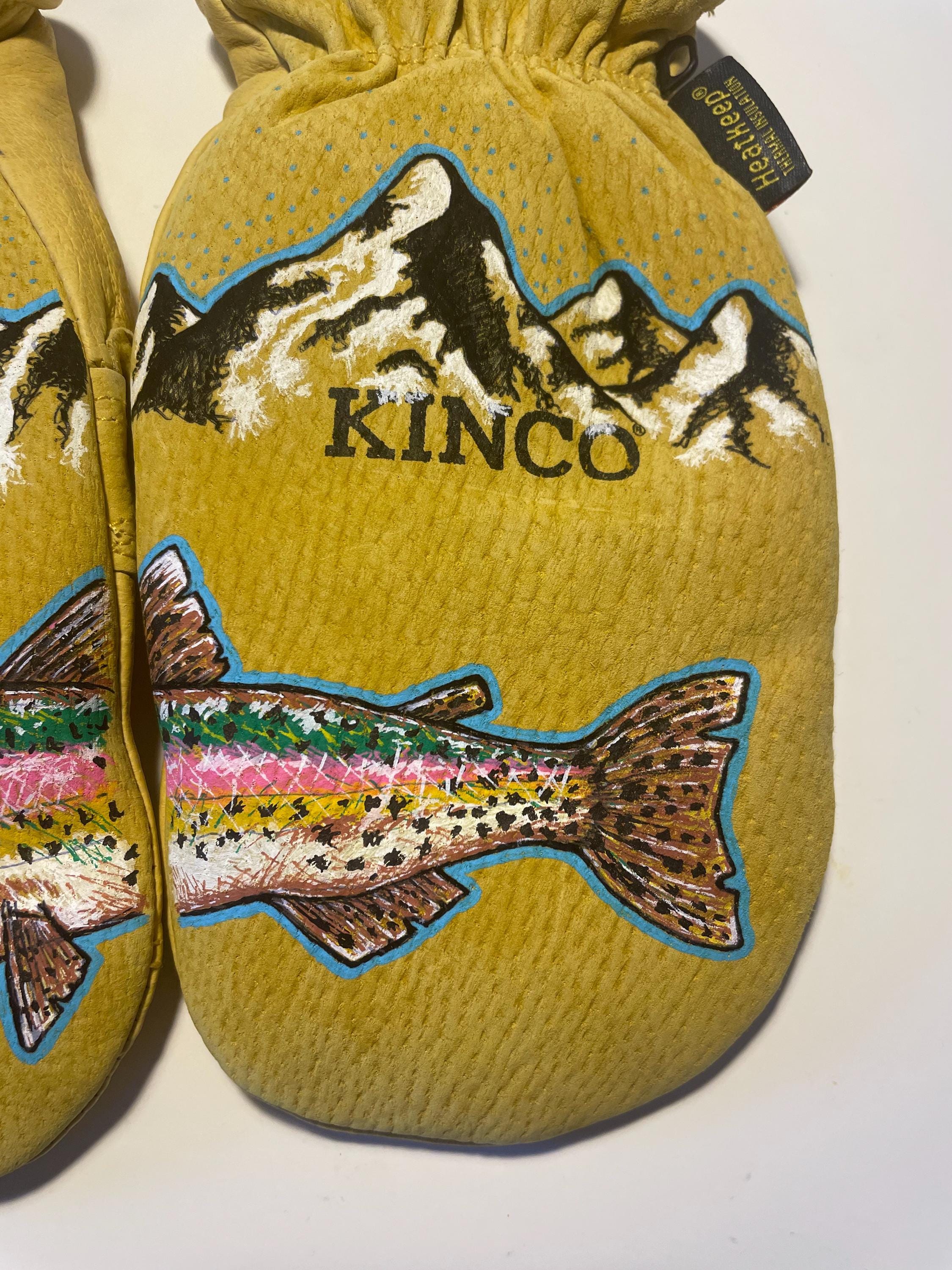 Trout Kinco Mittens (size M) - Etsy