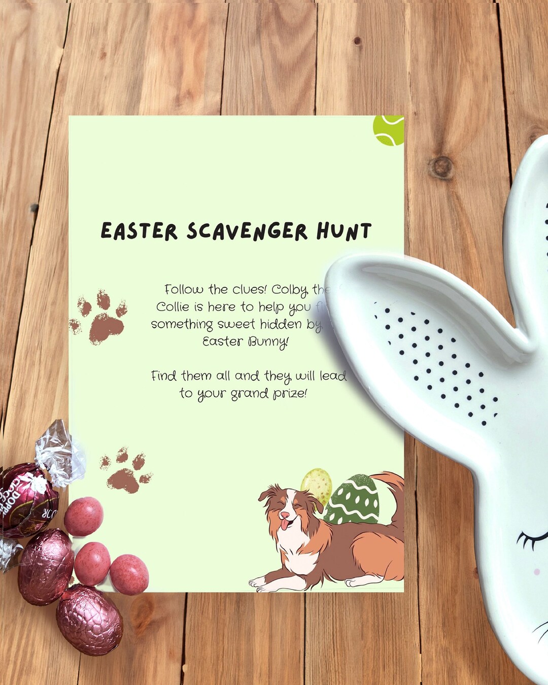 Easter Scavenger Hunt for Kids | Easter Game | Dog Theme | Easter ...