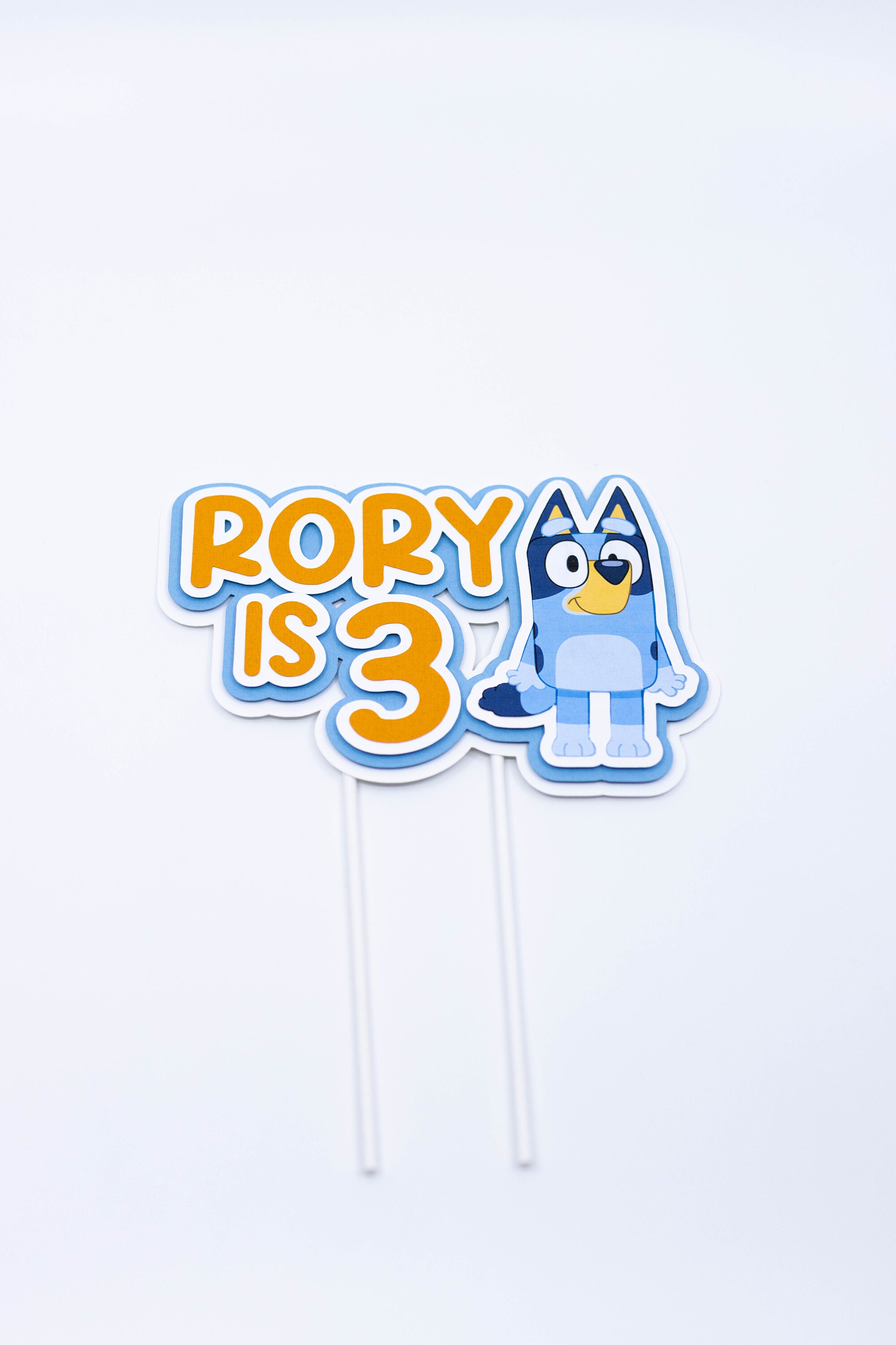 Bluey Cake Topper Bluey Birthday Bluey Topper 3D Cake Topper - Etsy ...