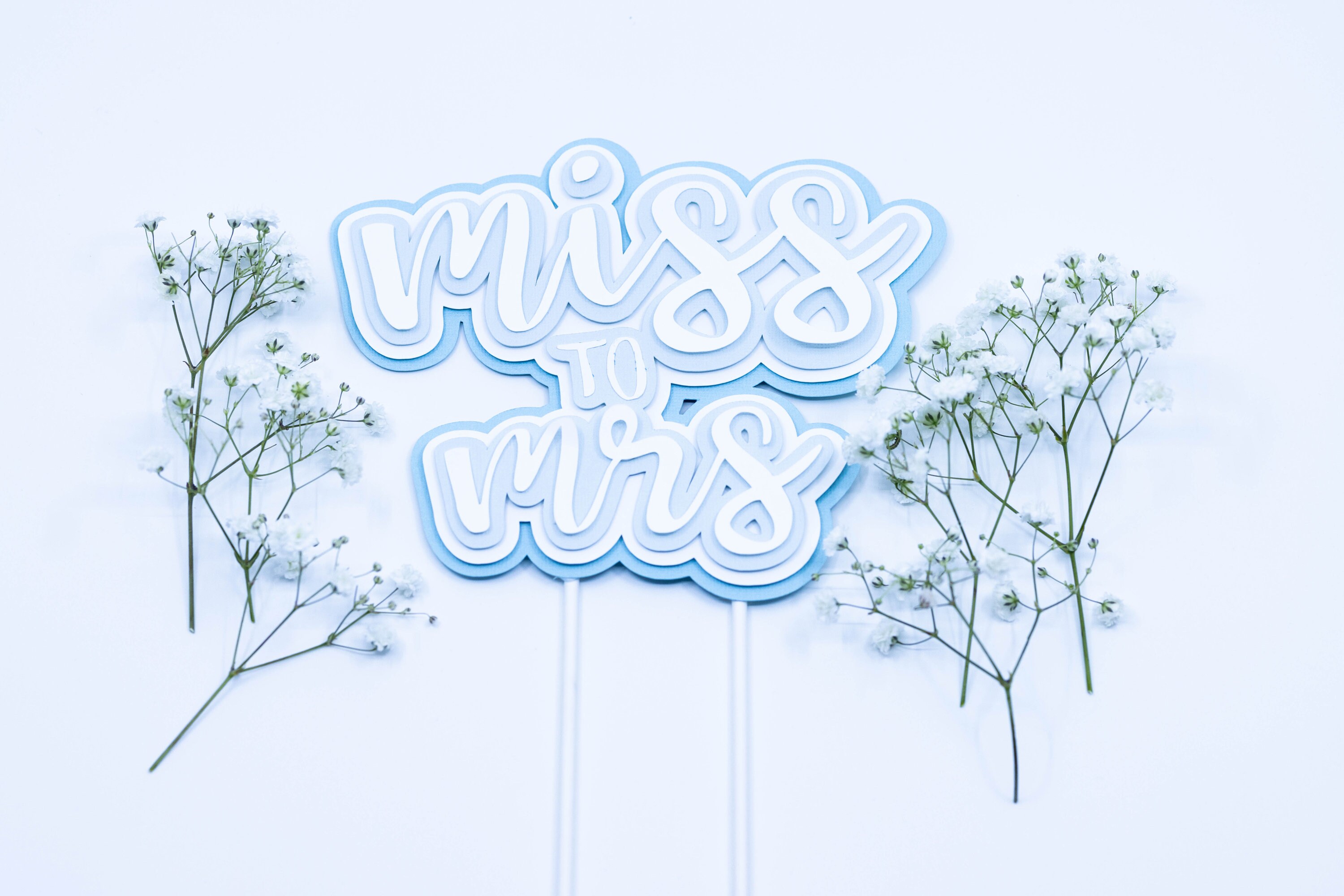 Miss to Mrs Cake Topper Engagement Cake Topper Hens Party Cake Topper ...