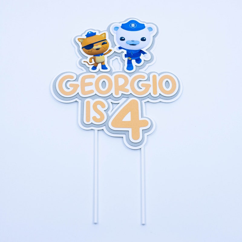 Octonauts Cake Topper - Etsy Australia