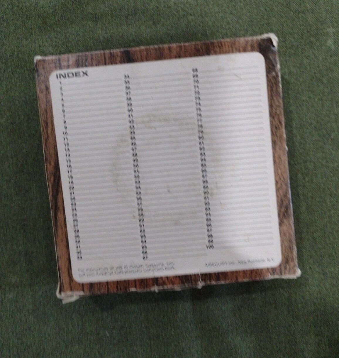 AIREQUIPT Circular Magazine Carousel 100 Slide Holder W/box Vintage - Etsy