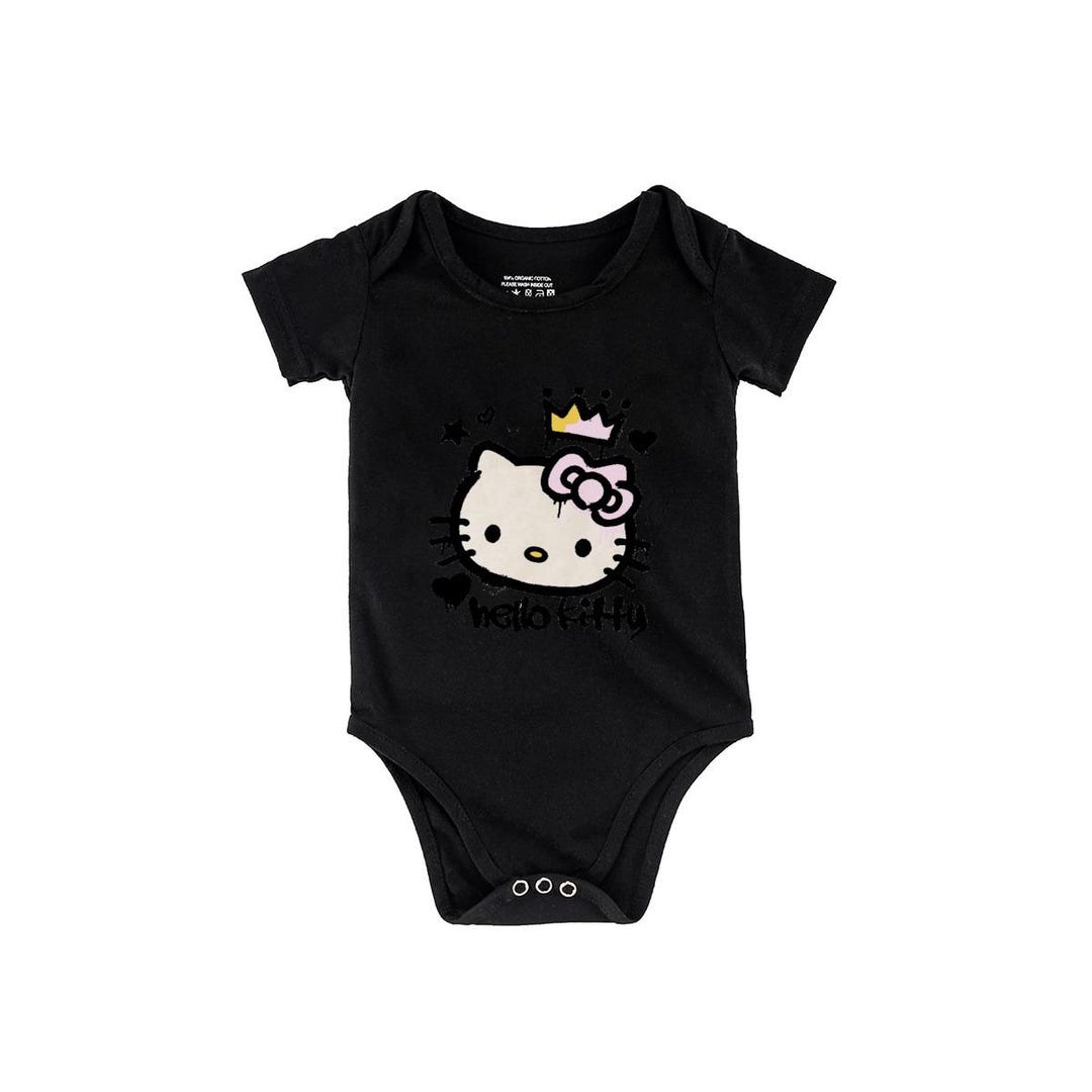 Hello Kitty Crown Baby Onepiece - Etsy