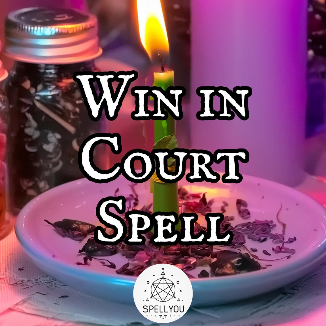 Win in Court Spell - Lawsuit Spell, Divorce Spell, Justice Magic, Legal ...