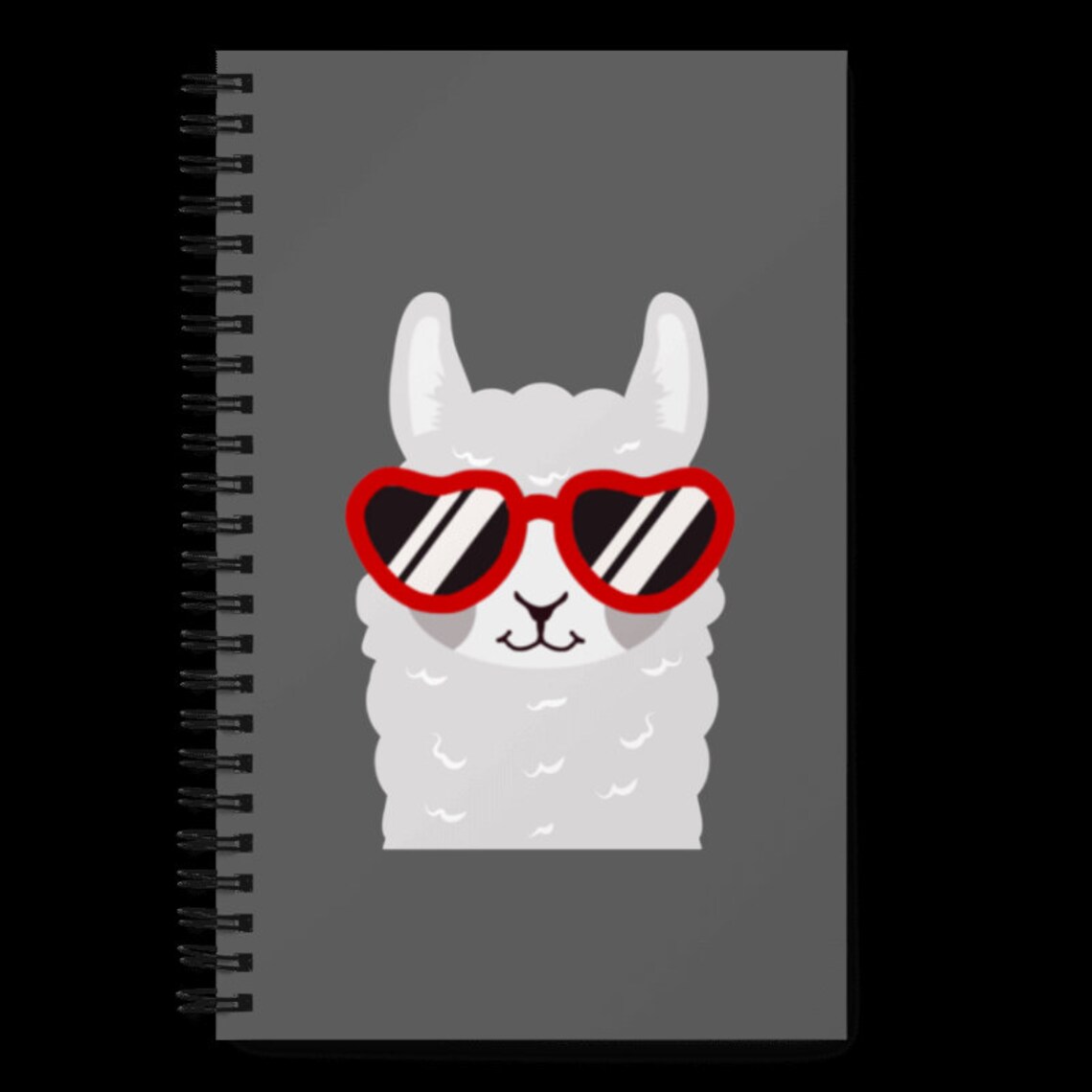 Cool Llama Spiral Notebook - Etsy
