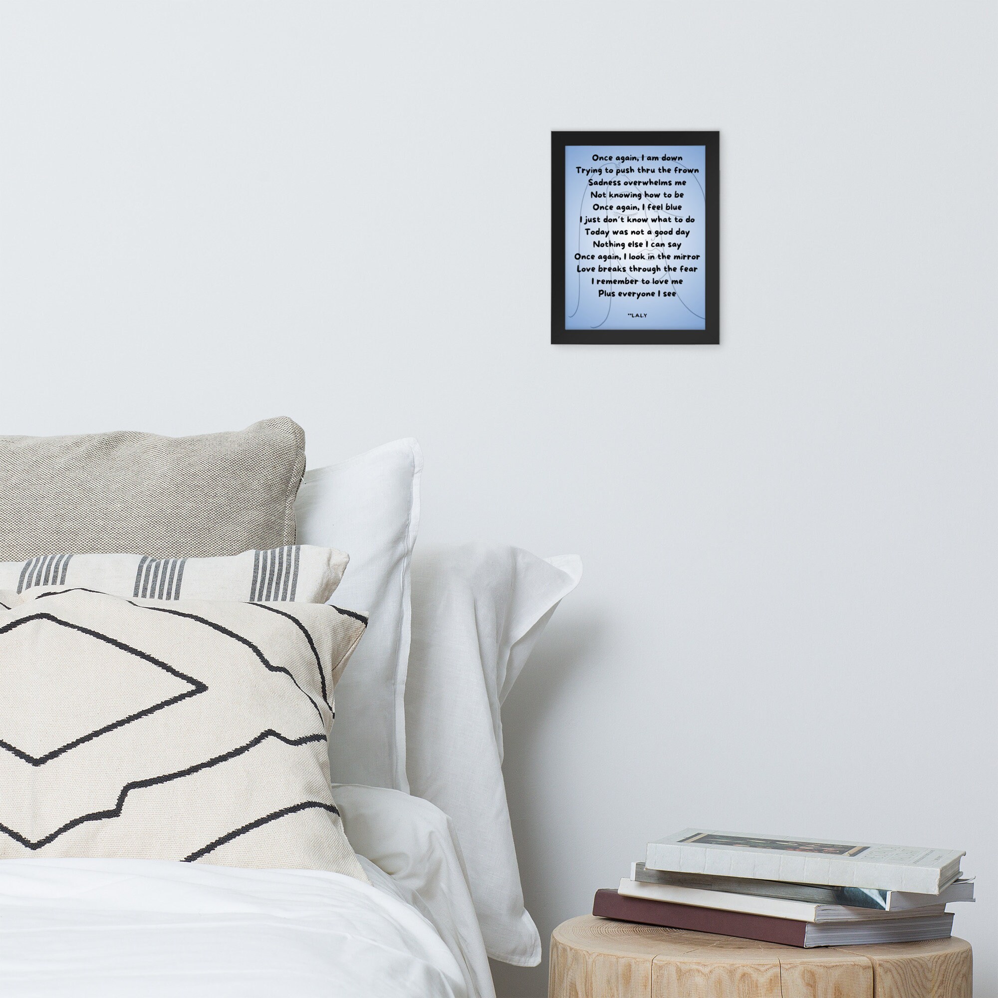 8”x10” Framed Poster With Personal Poem Once Again, Personal Artwork - Etsy