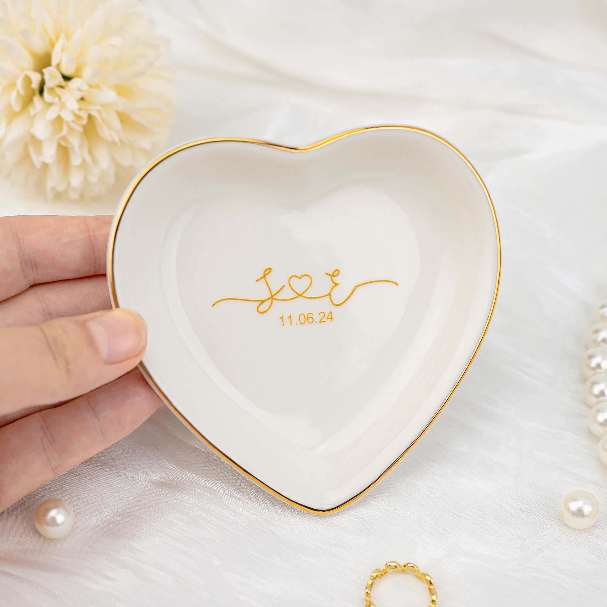 Personalized Wedding Jewelry Dish, Engagement Bridesmaid Proposal ...