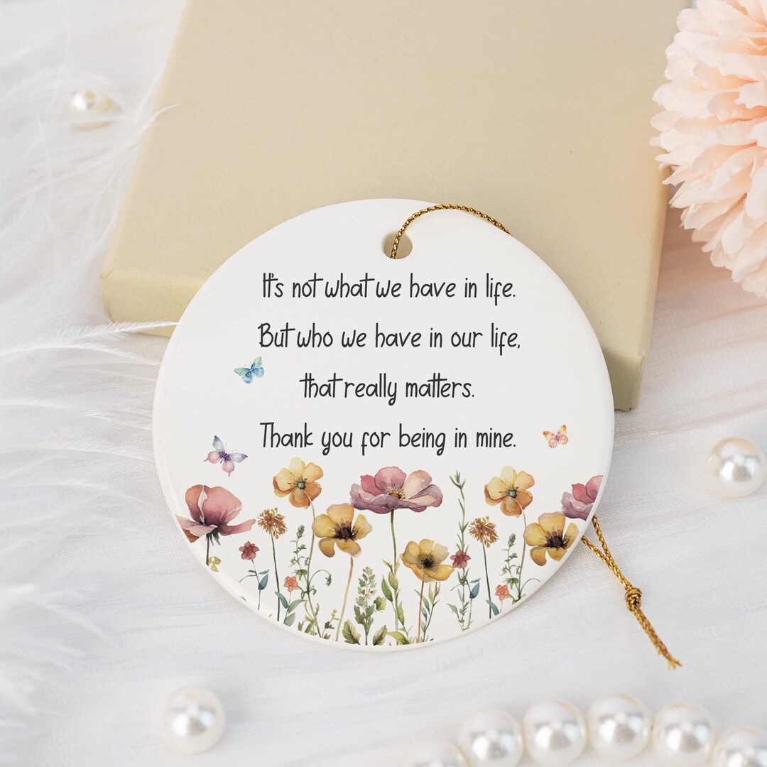 Best Friend Keepsake,friendship Bauble,thank You Gift,inspirational ...