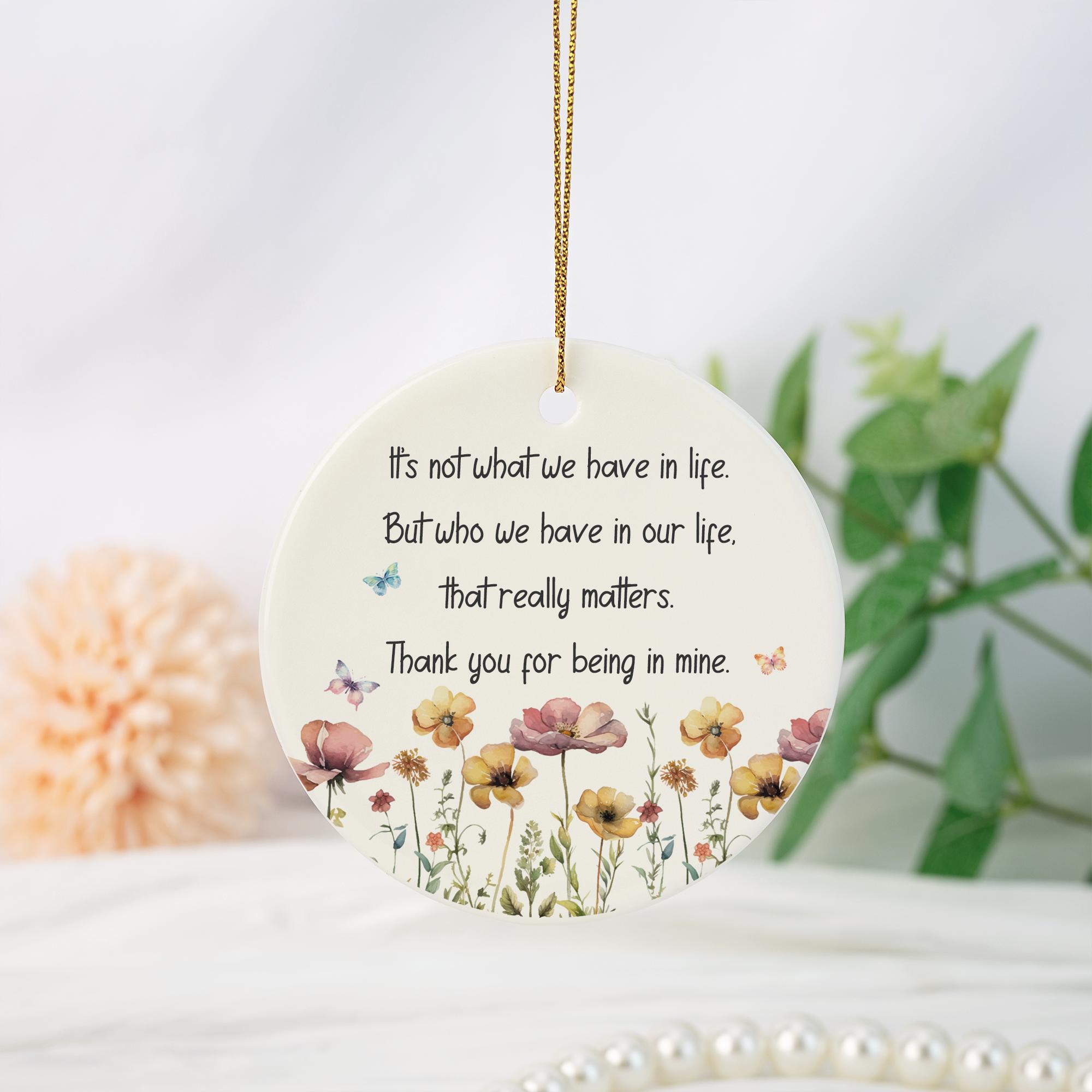 Best Friend Keepsake,friendship Bauble,thank You Gift,inspirational ...