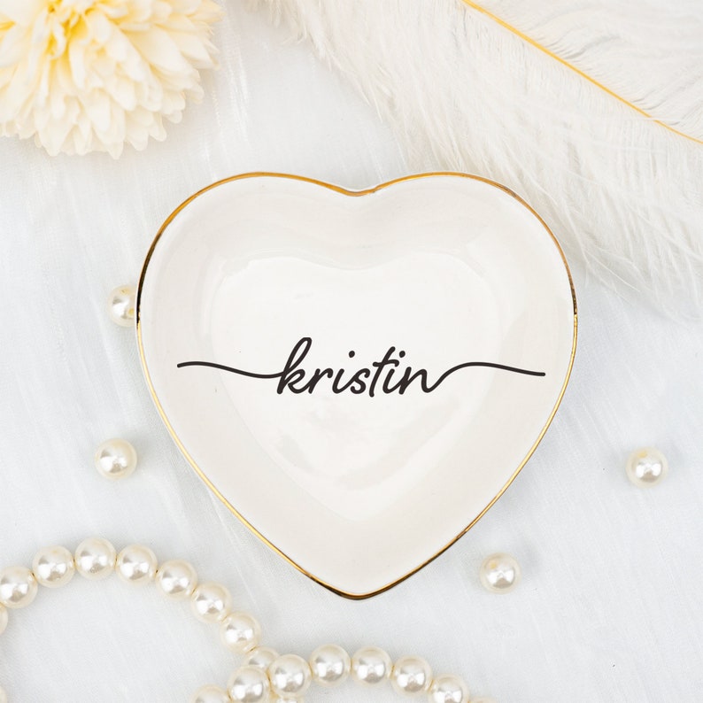 Personalized Wedding Jewelry Dish, Engagement Bridesmaid Proposal ...