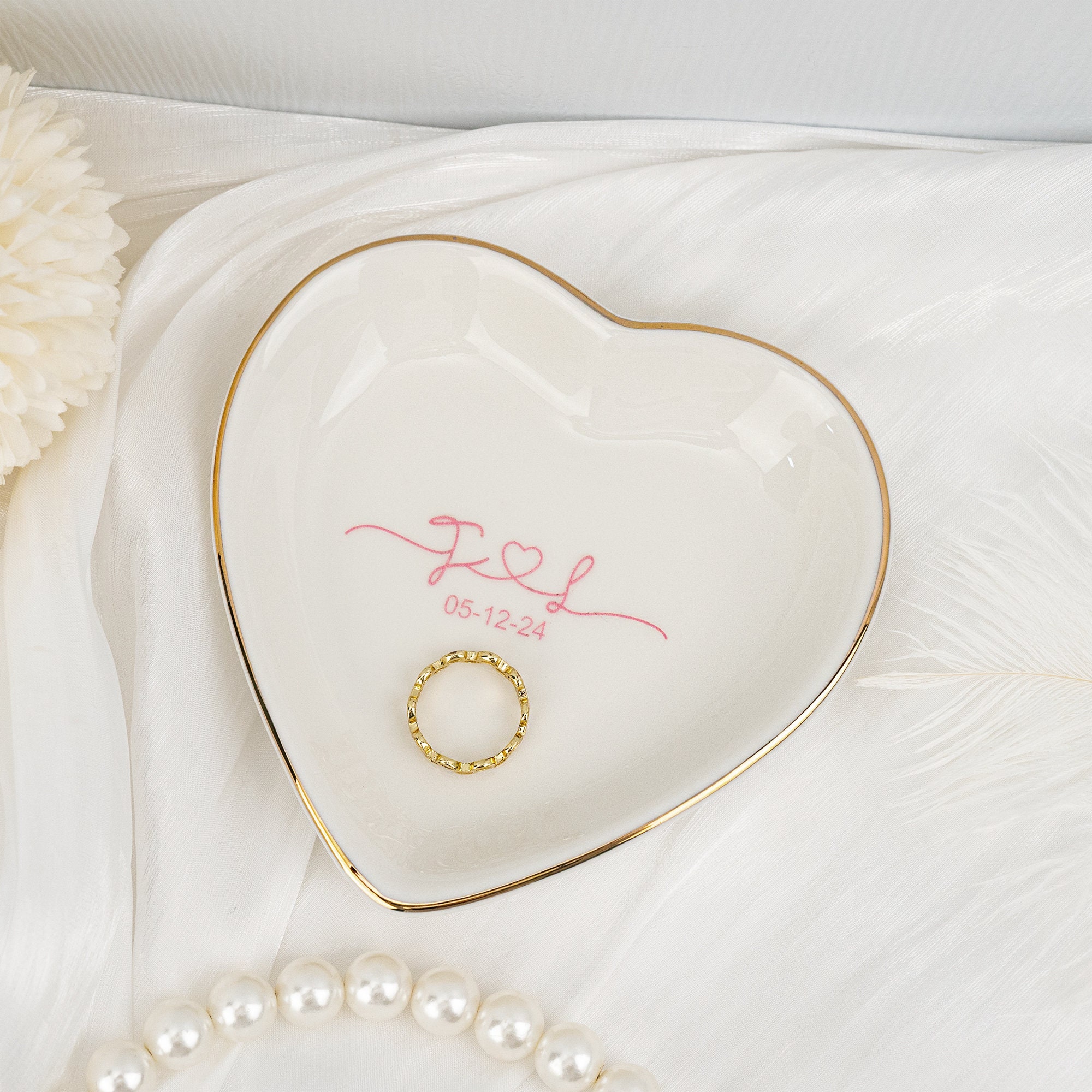Personalized Wedding Jewelry Dish, Engagement Bridesmaid Proposal ...