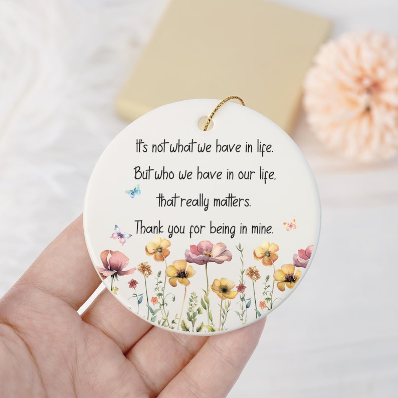 Best Friend Keepsake,friendship Bauble,thank You Gift,inspirational ...