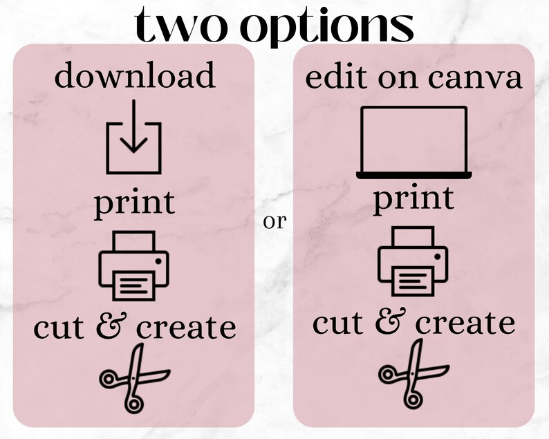 2024 Pink Vision Board Kit | Pink Mood Board | Manifestation Printable ...