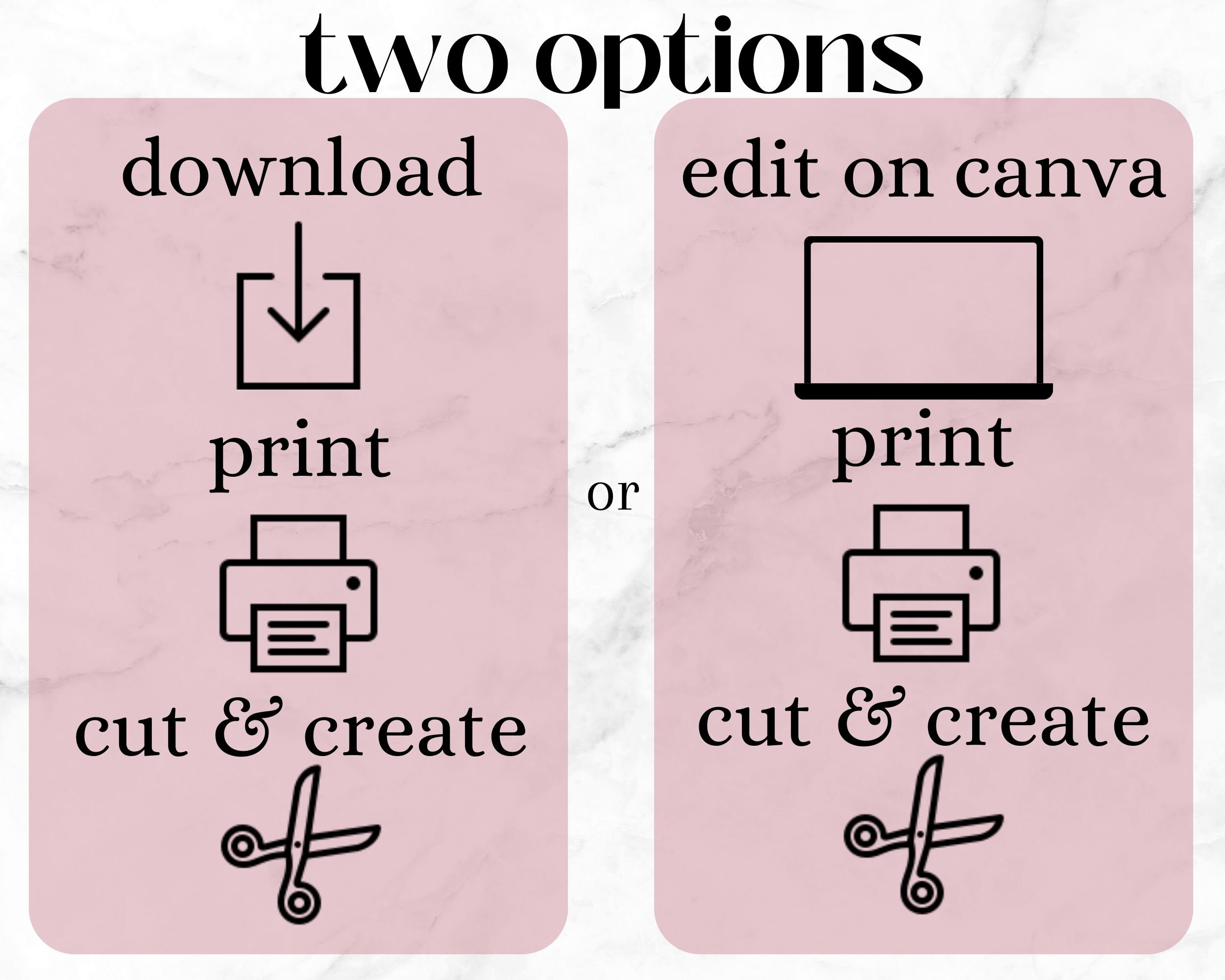 2024 Pink Vision Board Kit | Pink Mood Board | Manifestation Printable ...