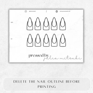 Customizable Press-on Nail Display Card Canva Template | DIY Nail Tech ...