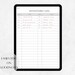 Editable Inventory Tracker | Printable Inventory Log, US Letter & A4 ...