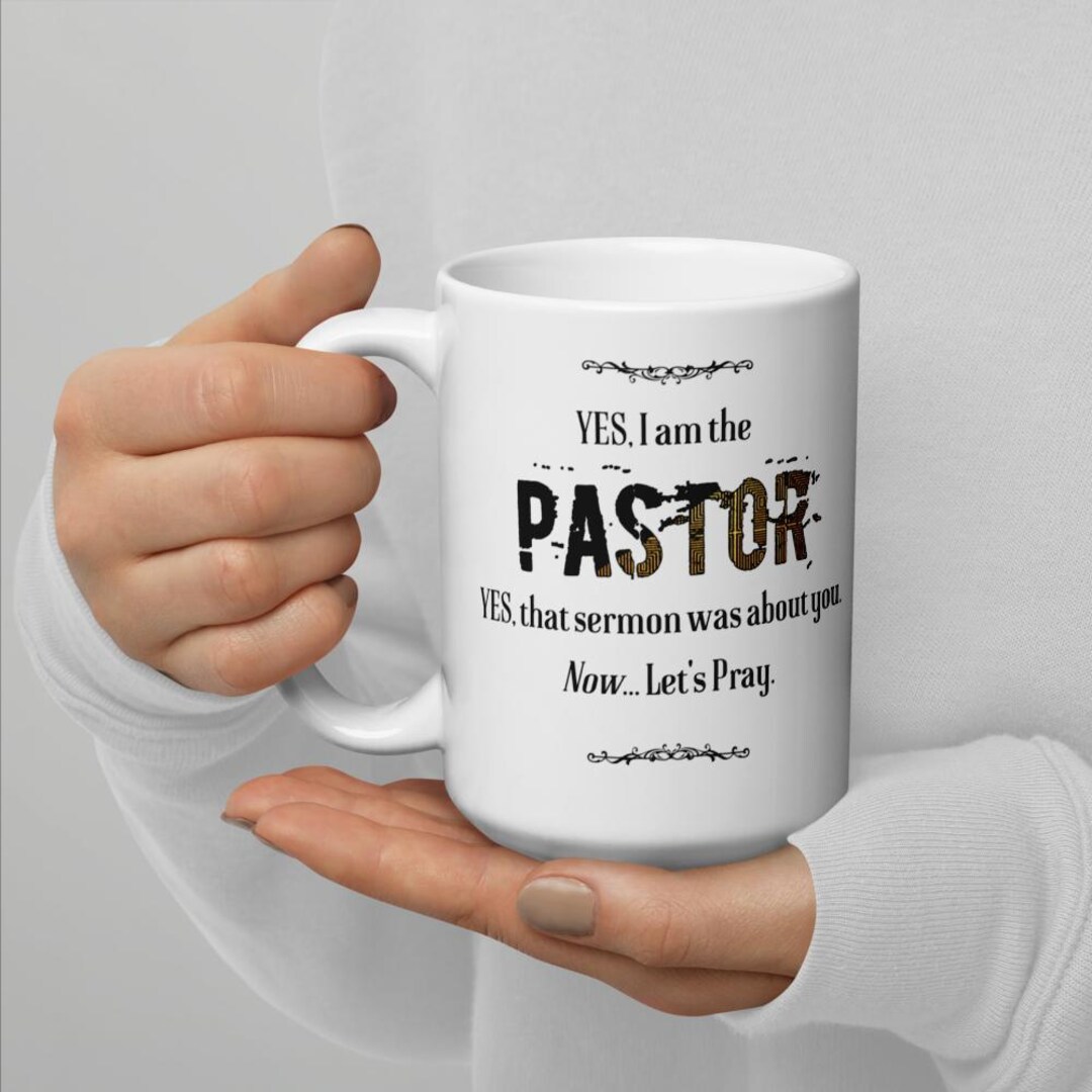Personalized Bishop Gift Idea Mug | Tough Love Coffee Mug, Ordination ...