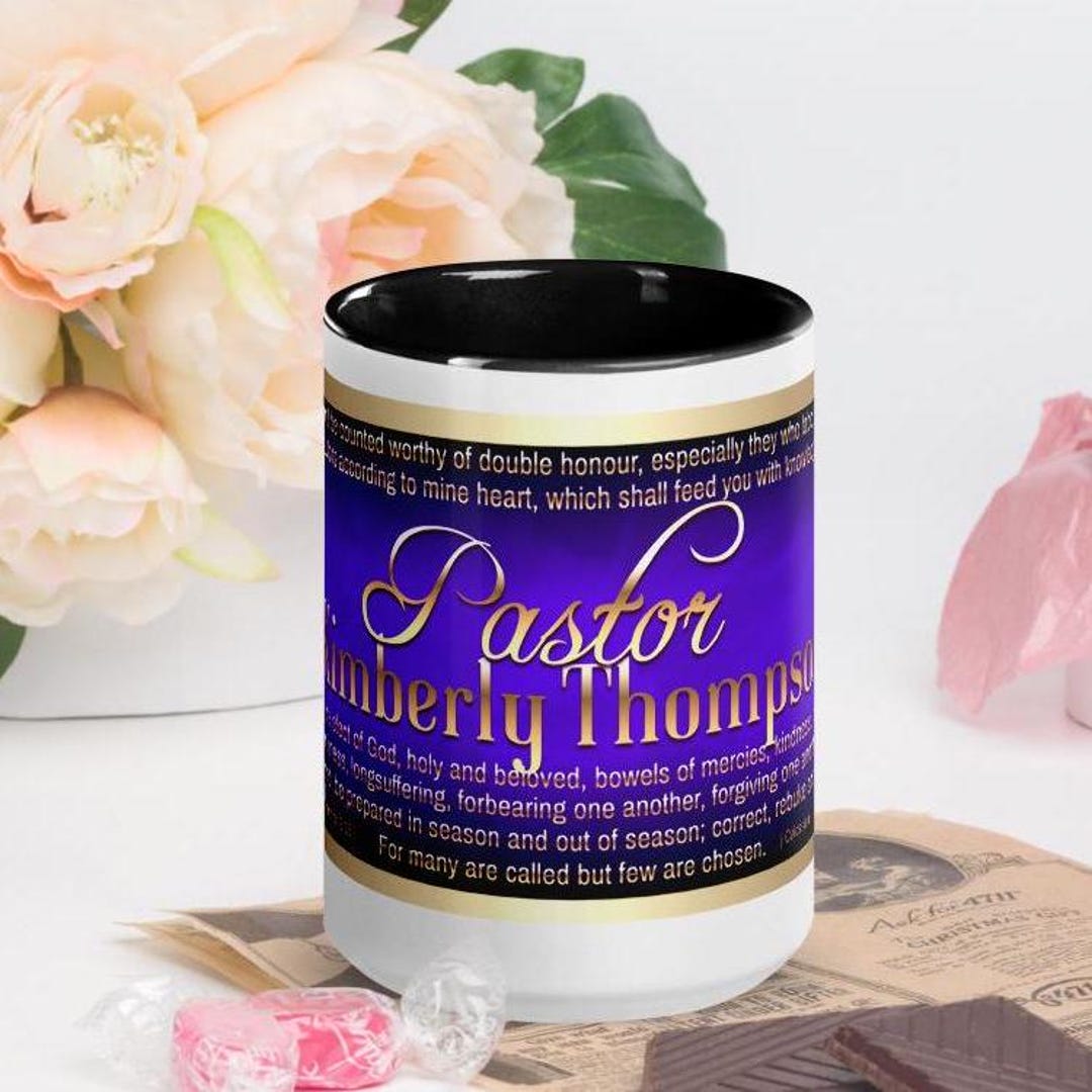 Personalized Pastor Gift Mugs Best Gift for Pastor Appreciation Gift ...