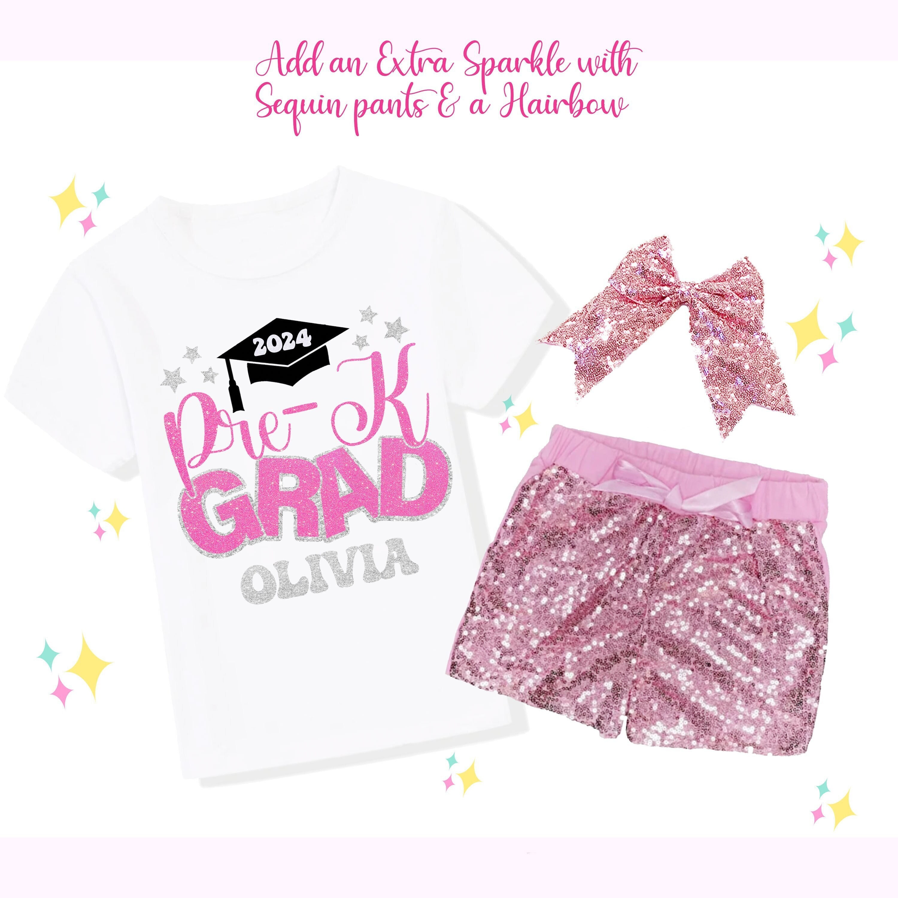 Class of 2024 Pre-k Graduation Outfit, Pre-k Graduation Shirt, Girls ...