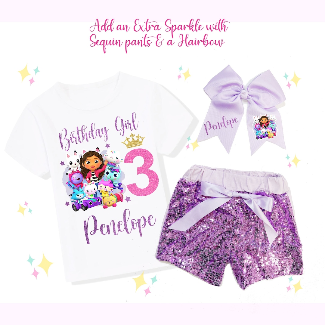 Custom Birthday Outfit Set, Doll Theme Party Shirt, Dollhouse Inspired ...