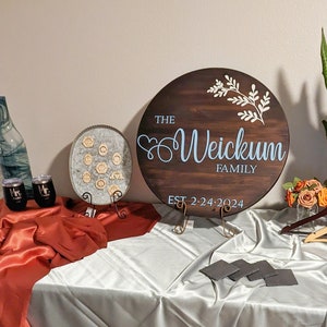 Custom Wood Wedding Sign Rustic Barn Style Wedding Sign Personalized ...